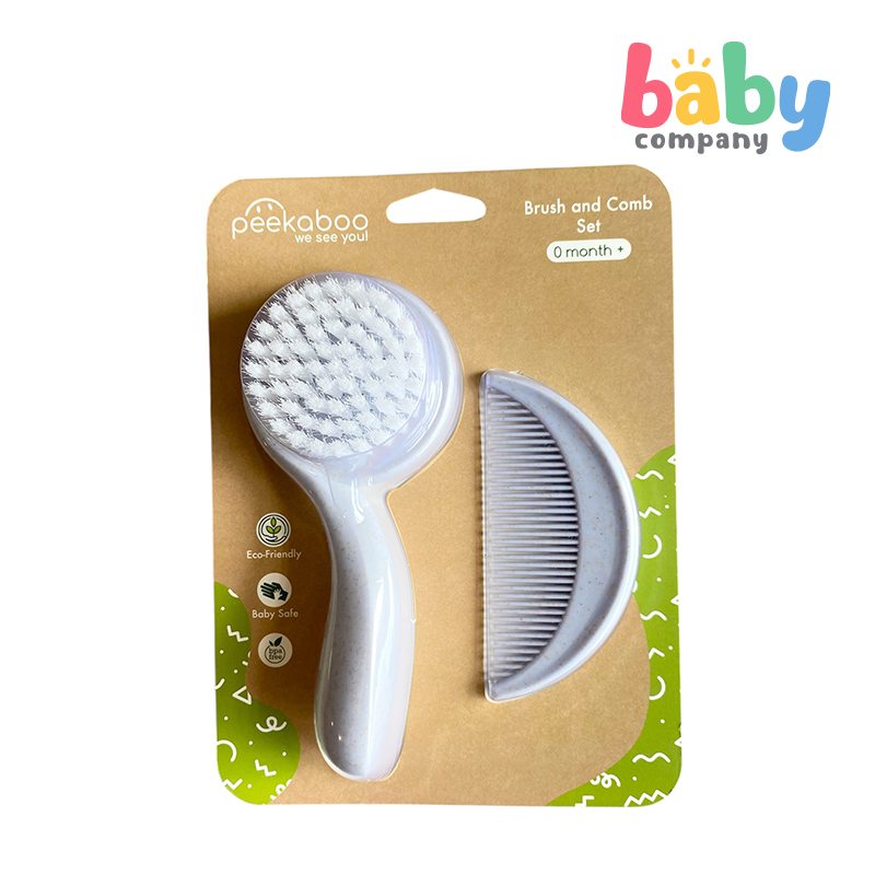 Peekaboo Brush and Comb Set - Blue