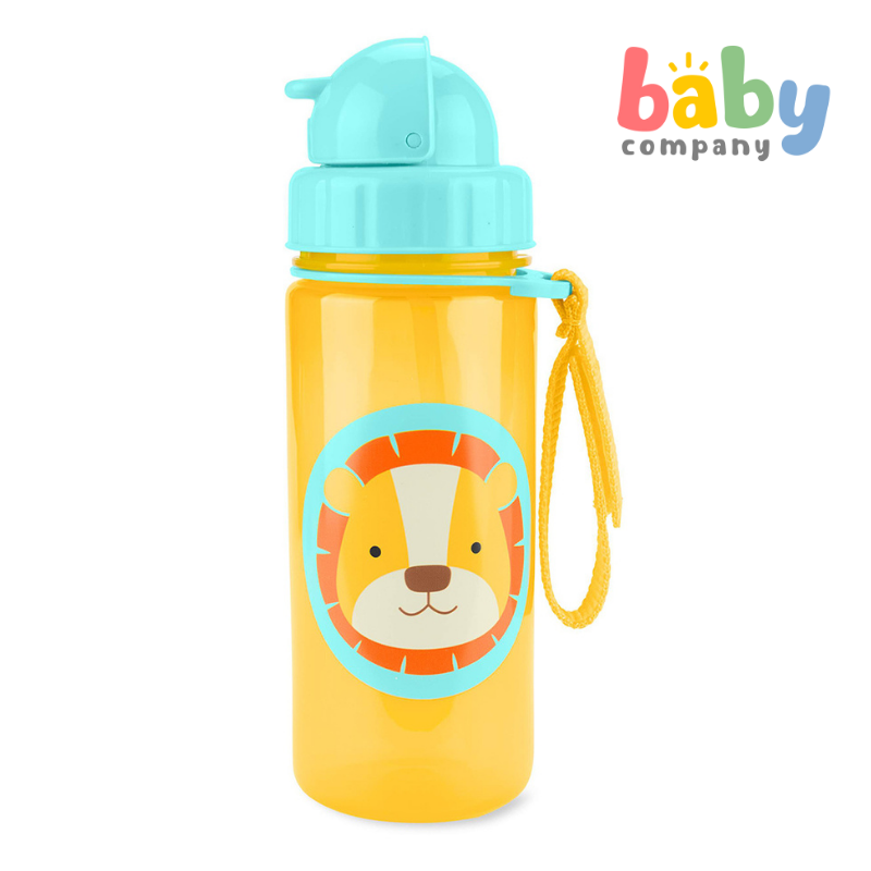 Skip Hop Zoo 13 oz Straw Bottle - Lion
