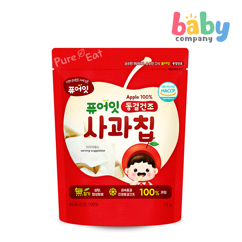 Pure Eats Freeze Dried Apple Snack for Babies (12+ mos) 12g